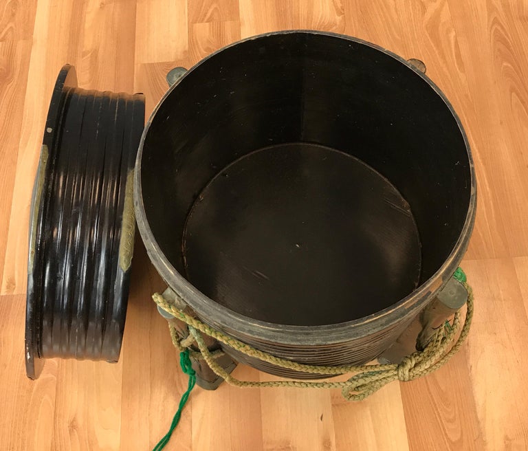 Antique Japanese Edo Period “Hakko Bako” Lacquer Samurai Box "A" For ...