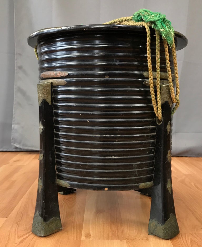 Antique Japanese Edo Period “Hakko Bako” Lacquer Samurai Box "B" For ...