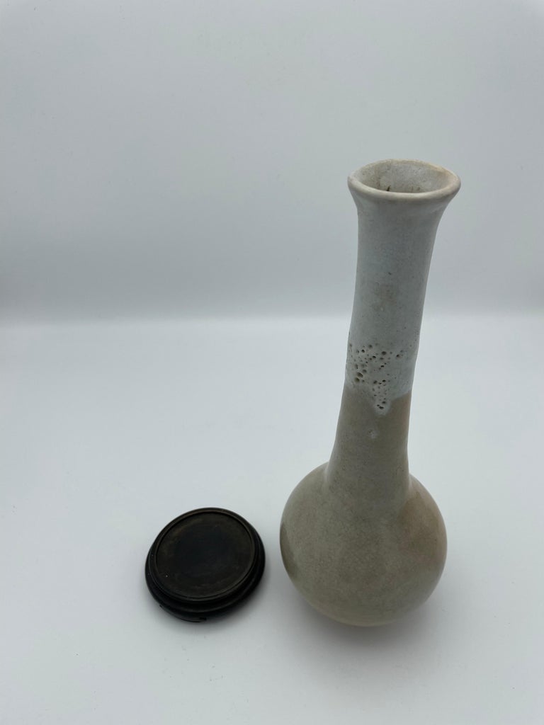 Antique Japanese Flower Vase 'Style Hagi' 1970s Showa Era For Sale at ...