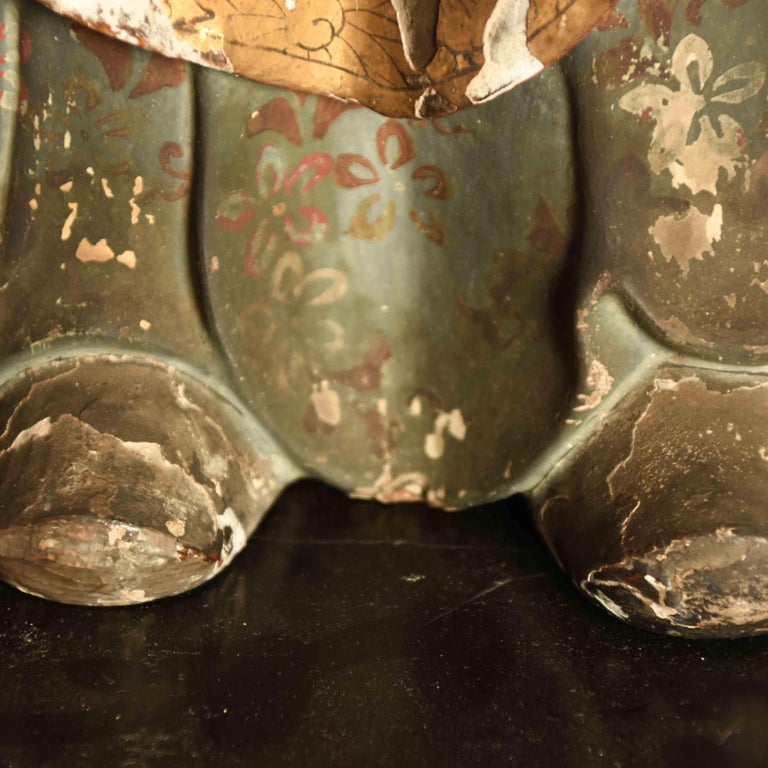 Antique Japanese Gilded Statue of a Shinto God, Momoyama Period For ...