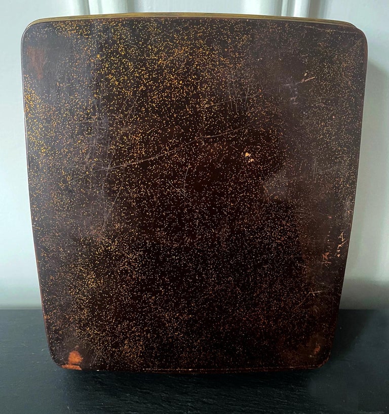 Antique Japanese Ink Stone Maki-e Lacquer Box Suzuribako at 1stDibs