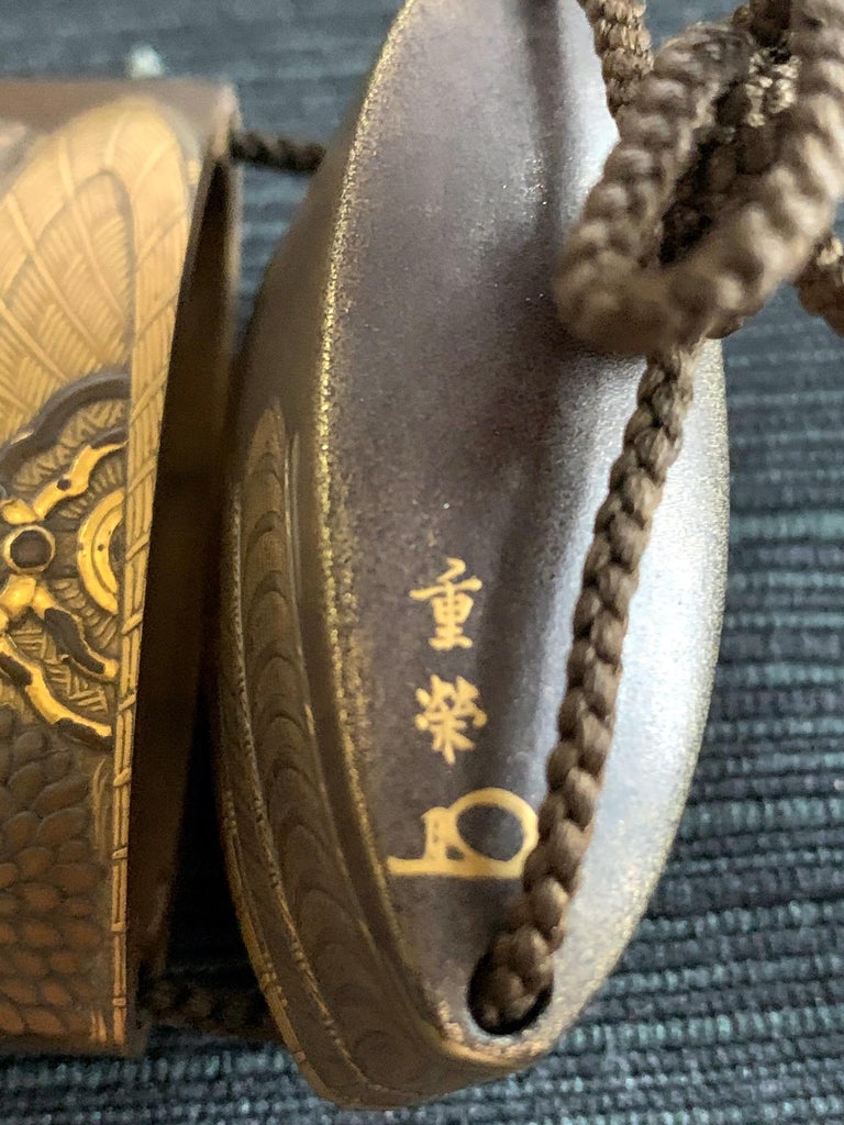 Antique Japanese Inro by Shigehide Edo Period For Sale at 1stDibs ...