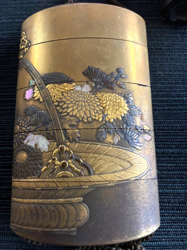 Antique Japanese Inro by Shigehide Edo Period For Sale at 1stDibs ...