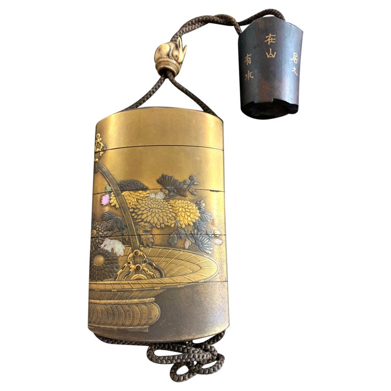 Antique Japanese Inro by Shigehide Edo Period For Sale at 1stDibs ...