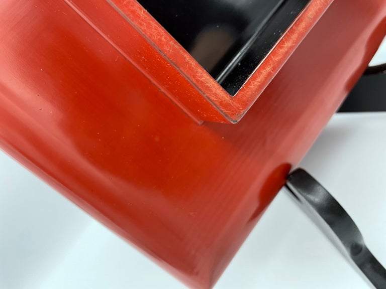 Antique Japanese Lacquer Box with a Koi Fish 1950-1970s For Sale at 1stDibs