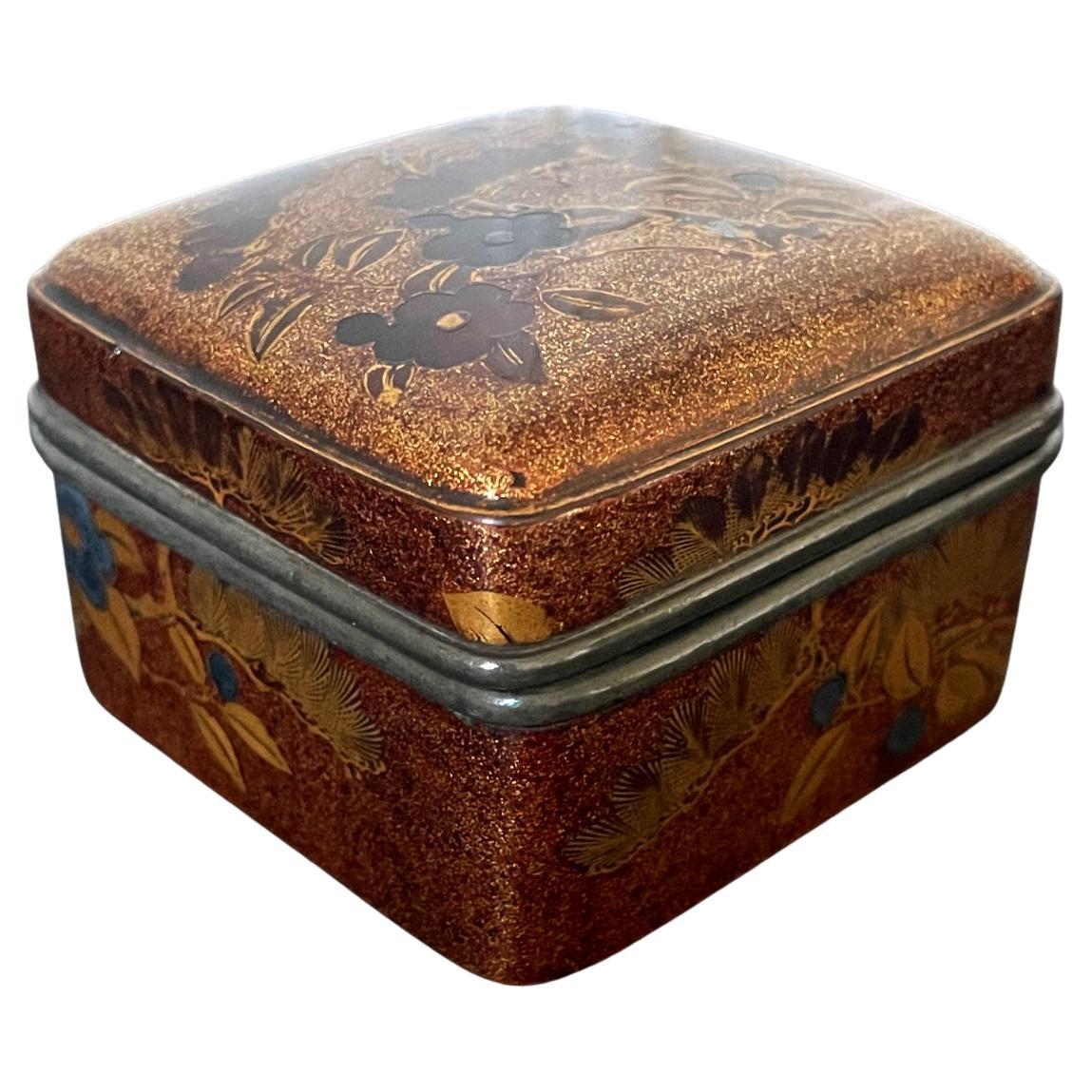 Large Japanese Lacquer Box at 1stDibs