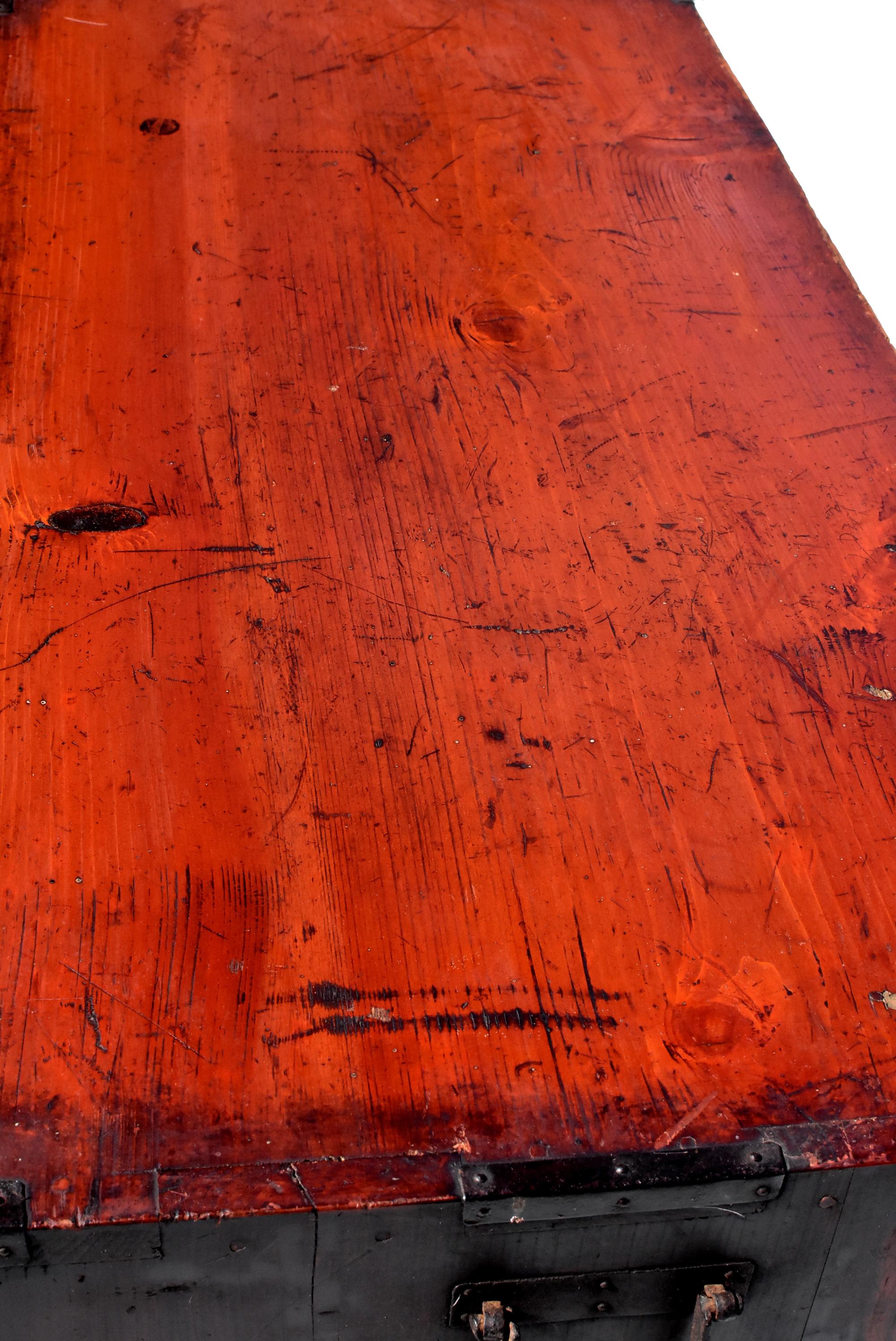 Antique Japanese Low Tansu Chest with Iron Pulls at 1stDibs | antique ...