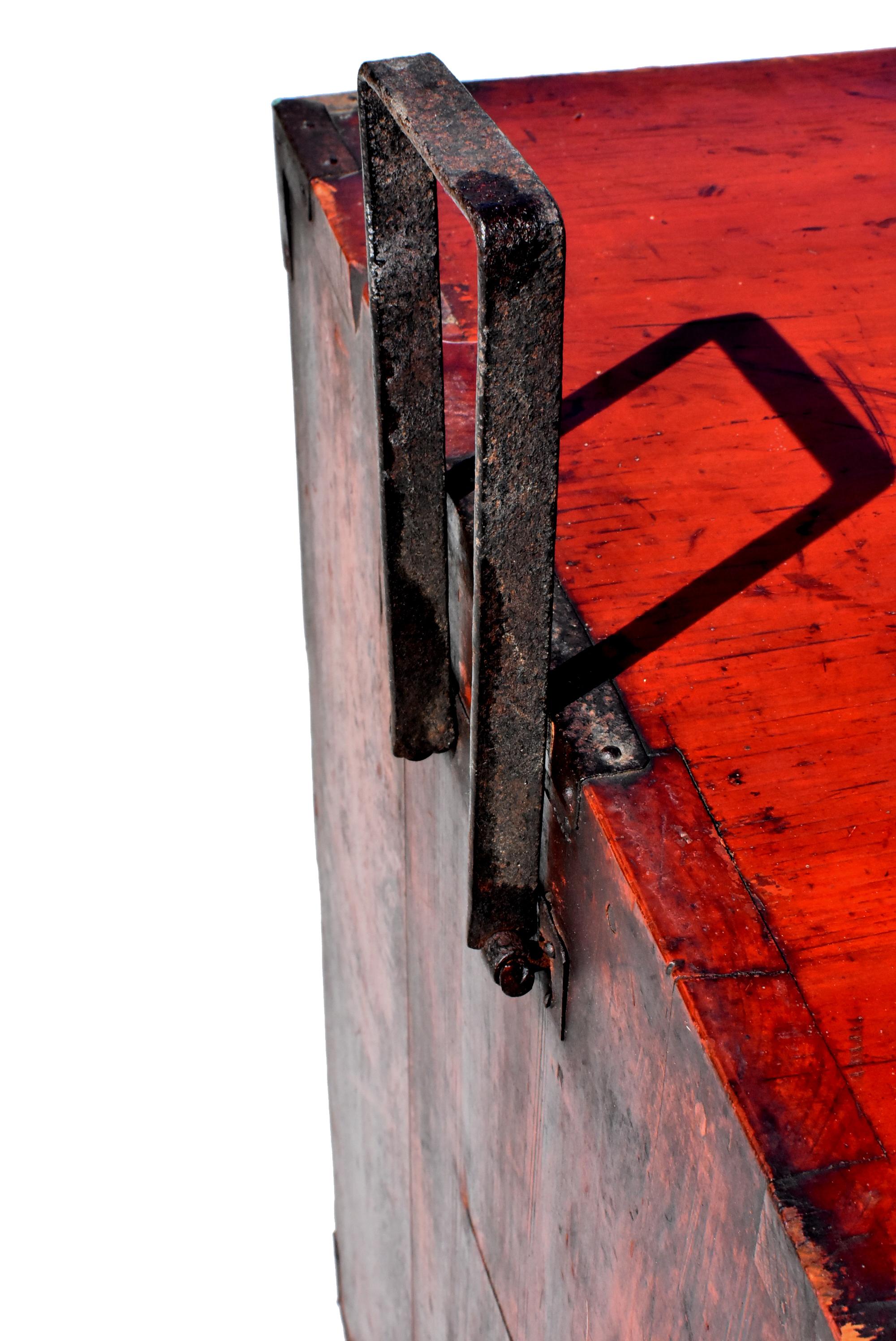 Antique Japanese Low Tansu Chest with Iron Pulls at 1stDibs | antique ...