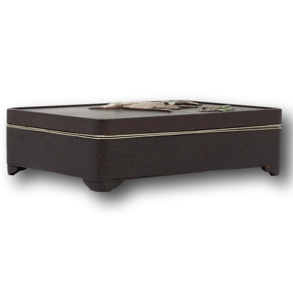 Antique Japanese Meiji Period Iron Box For Sale at 1stDibs