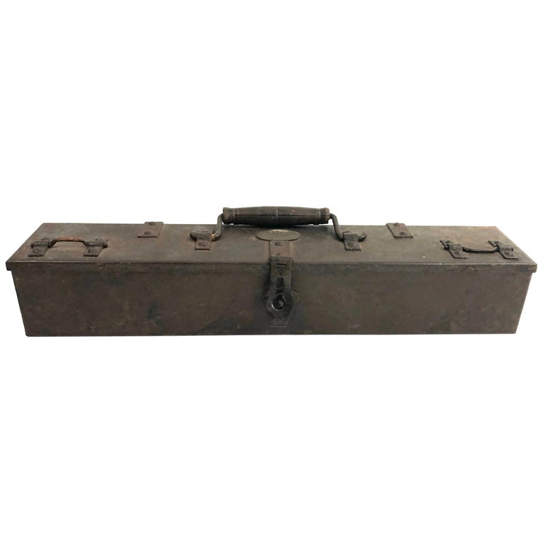 Antique Japanese Metal Gun Box at 1stDibs