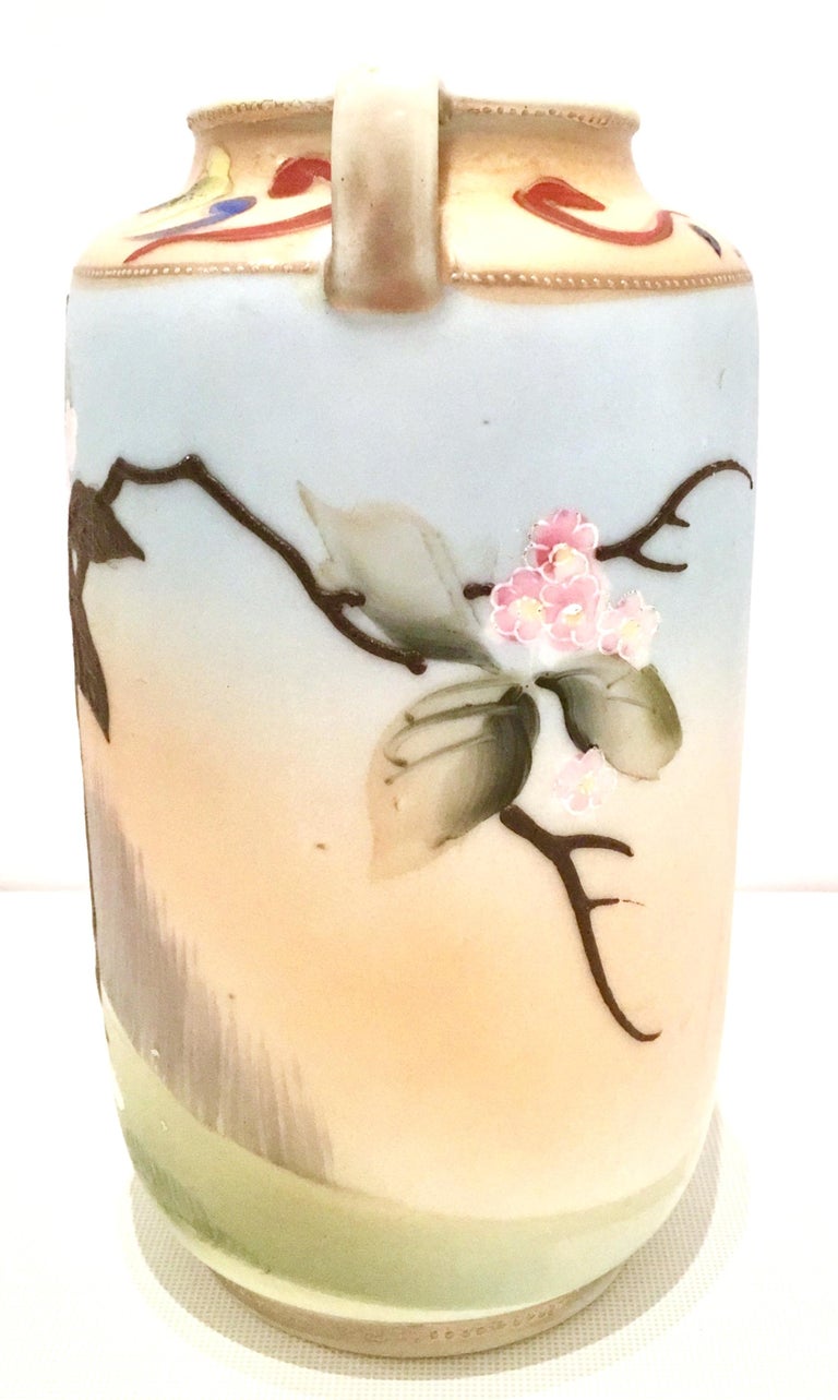 Antique Japanese Porcelain Hand Painted Bird Motif Vase For Sale at ...