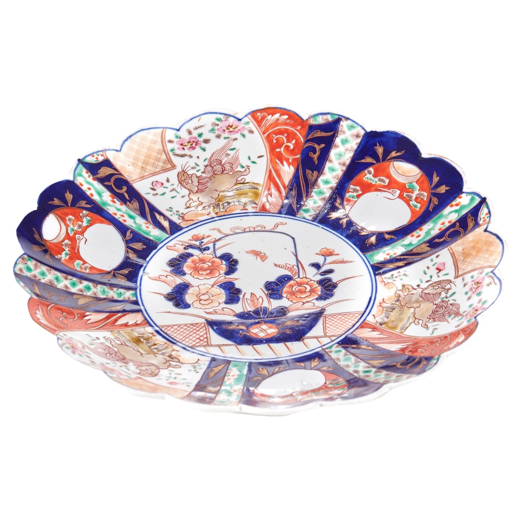 Antique Japanese Porcelain Imari Plate at 1stDibs | imari porcelain