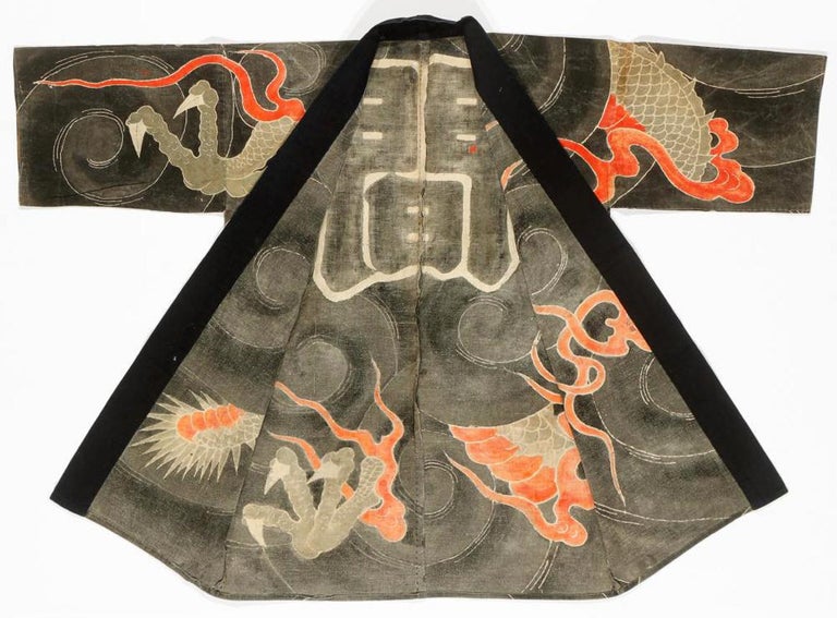 Antique Japanese Shirushi-Banten Fireman Jacket Edo Period For Sale at ...