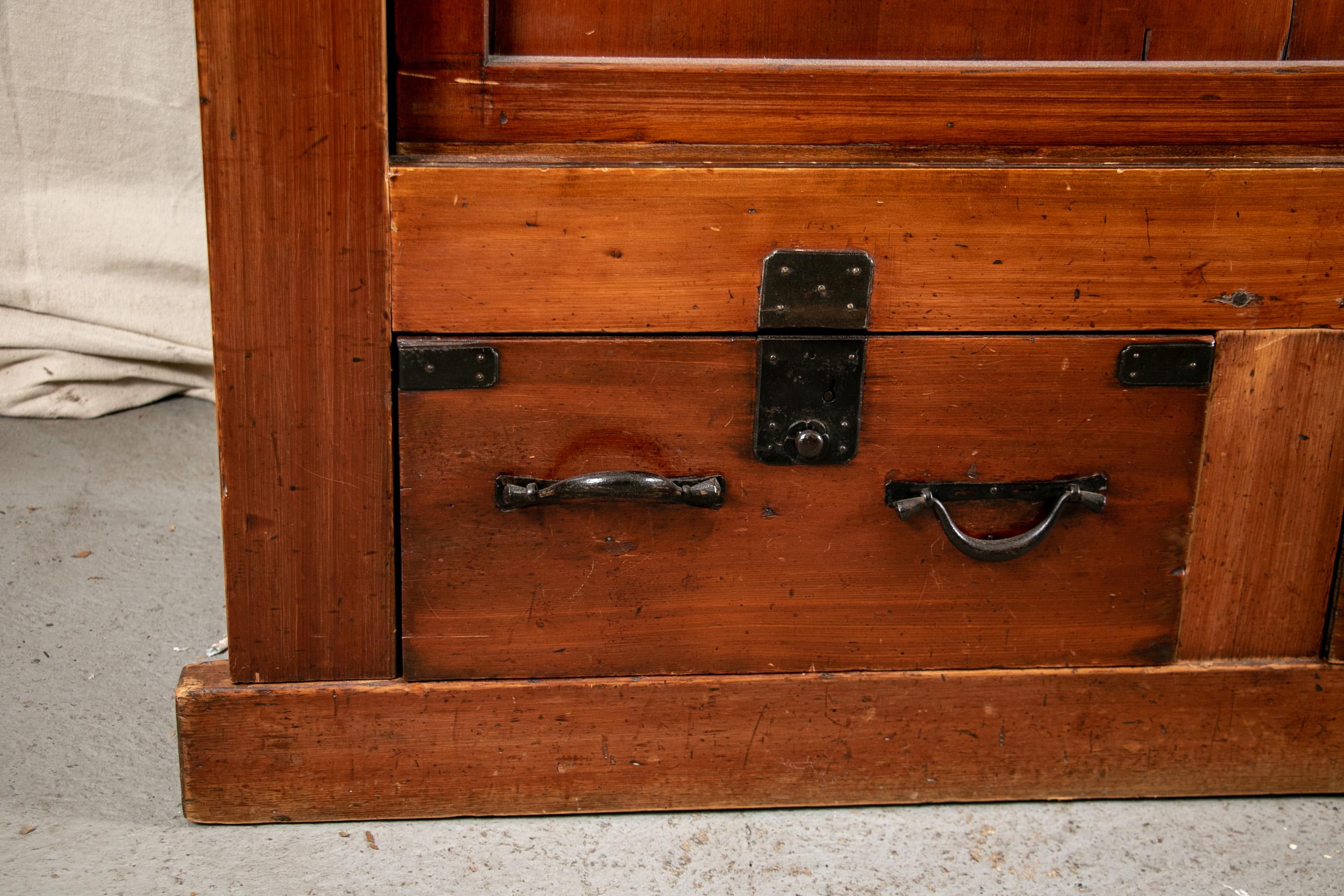 Antique Japanese Storage Chest For Sale at 1stDibs