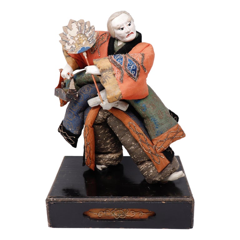 Antique Japanese Takeda Ningyo of Sojobo, Edo Period For Sale at 1stDibs