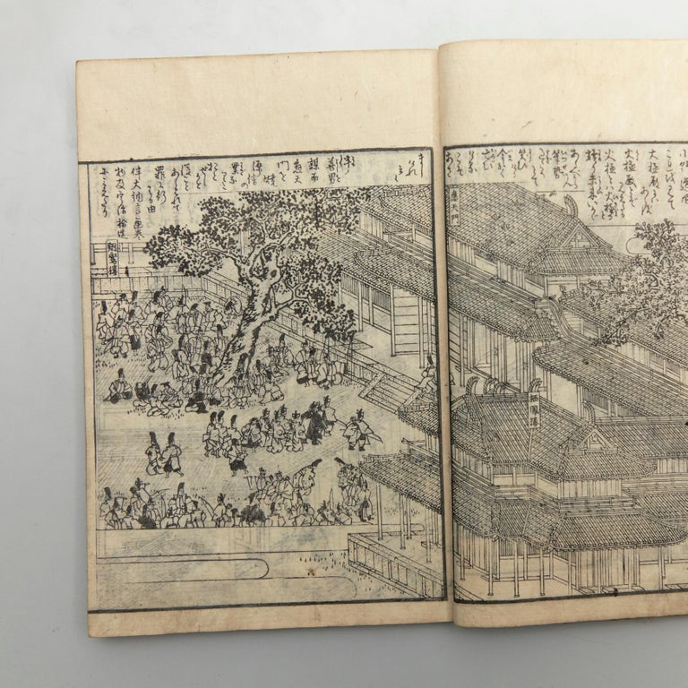 Antique Japanese Woodblack Print Book Edo Period, circa 1833 For Sale ...