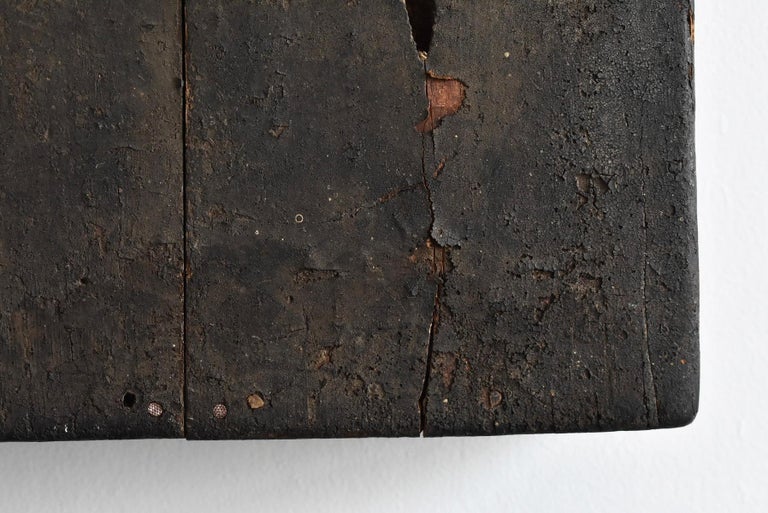 Antique Japanese Wooden Box Lid / Late Edo-Meiji Period / like a ...