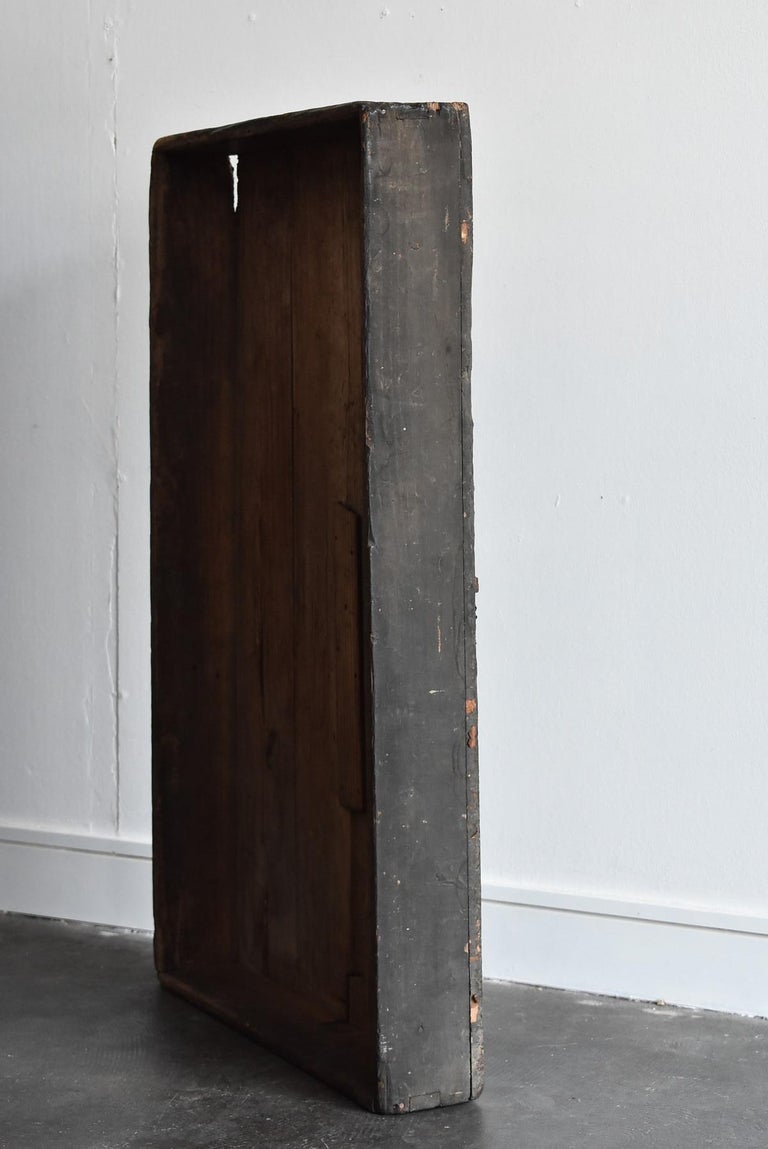 Antique Japanese Wooden Box Lid / Late Edo-Meiji Period / like a ...