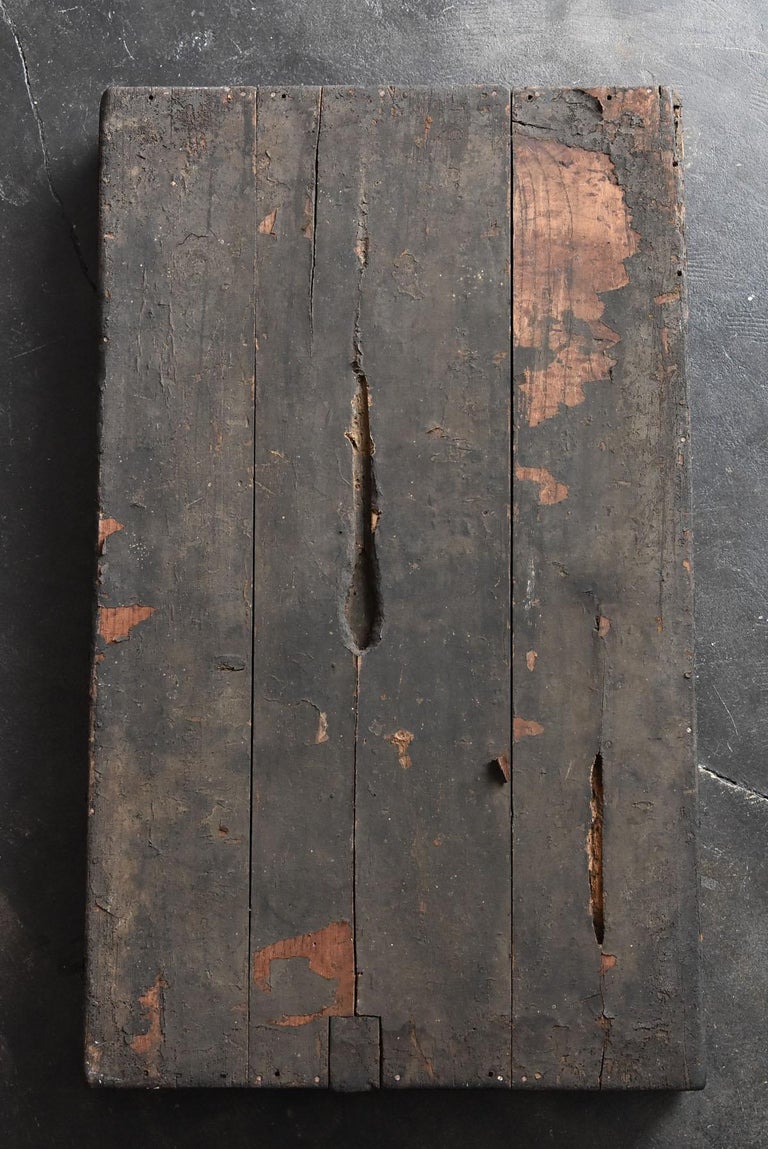 Antique Japanese Wooden Box Lid / Late Edo-Meiji Period / like a ...