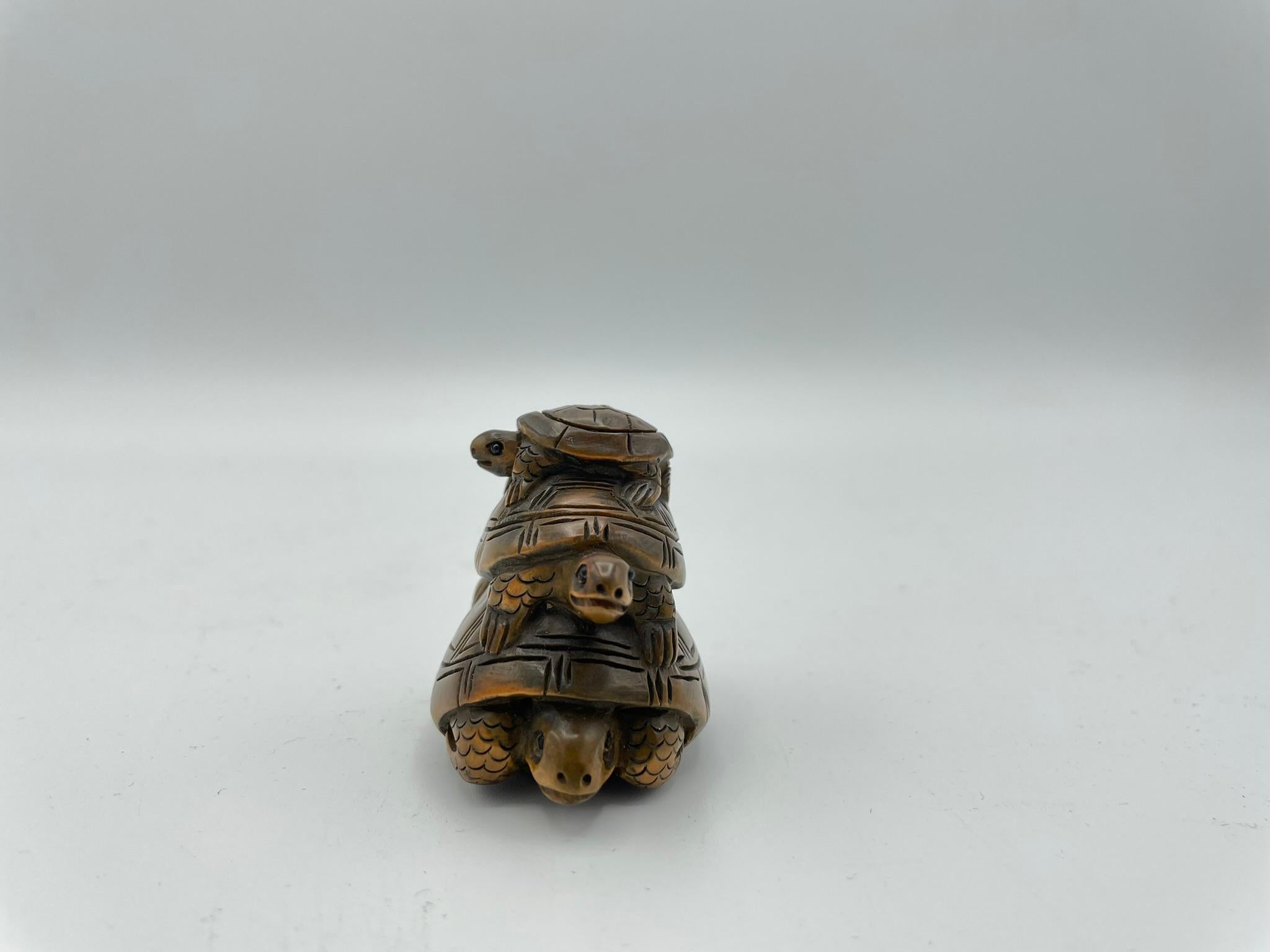 Antique Japanese Wooden Netsuke 'Turtle' Edo Era 1800s at 1stDibs ...