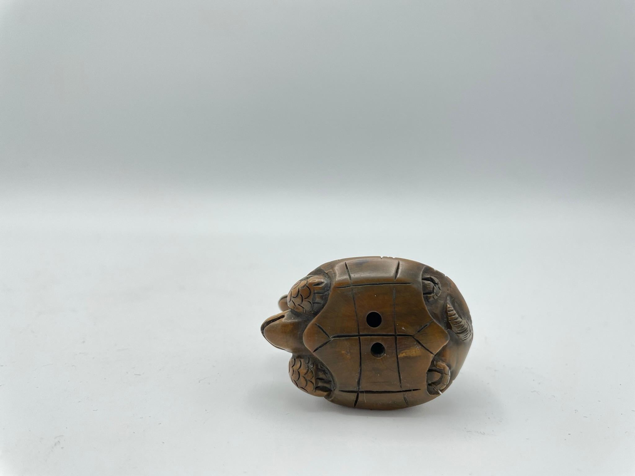 Antique Japanese Wooden Netsuke 'Turtle' Edo Era 1800s at 1stDibs ...