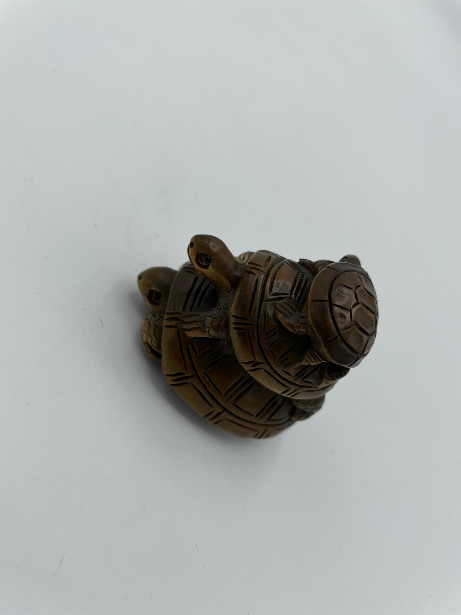 Antique Japanese Wooden Netsuke 'Turtle' Edo Era 1800s at 1stDibs ...