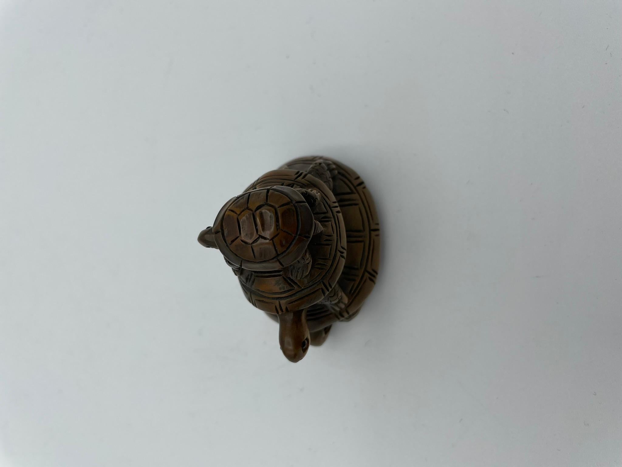 Antique Japanese Wooden Netsuke 'Turtle' Edo Era 1800s at 1stDibs ...