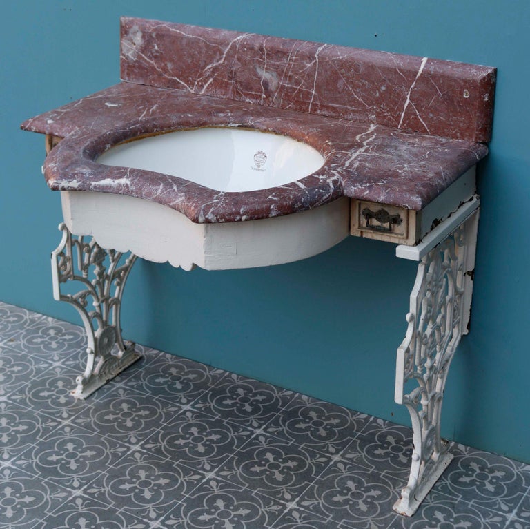 Antique John Bolding ‘KIDBROOK’ Marble Sink For Sale at 1stDibs