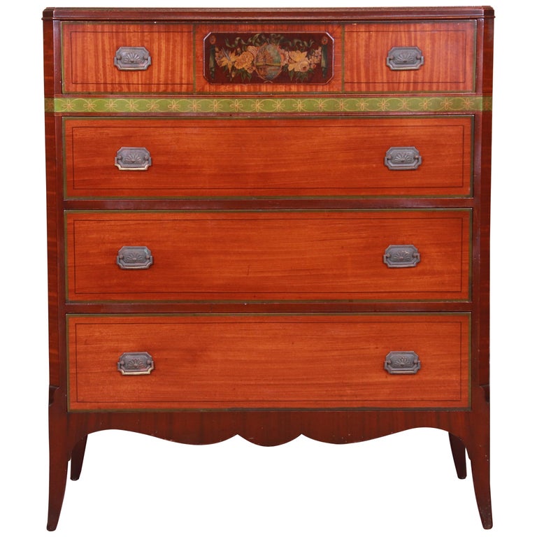 Antique French Highboy Dresser