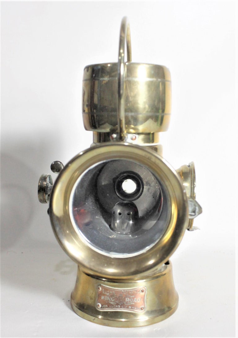 Antique Jos. Lucas King of the Road Model 634 Brass Automobile Kerosene ...