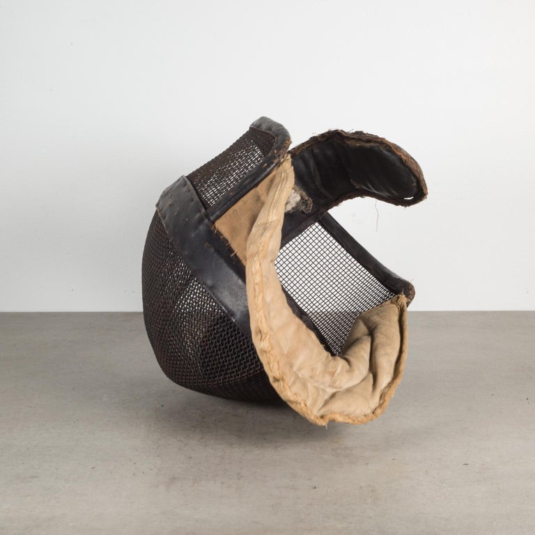 Antique Joseph Vince Fencing Mask C.1940 at 1stDibs