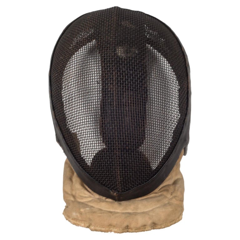 Antique Joseph Vince Fencing Mask C.1940 at 1stDibs