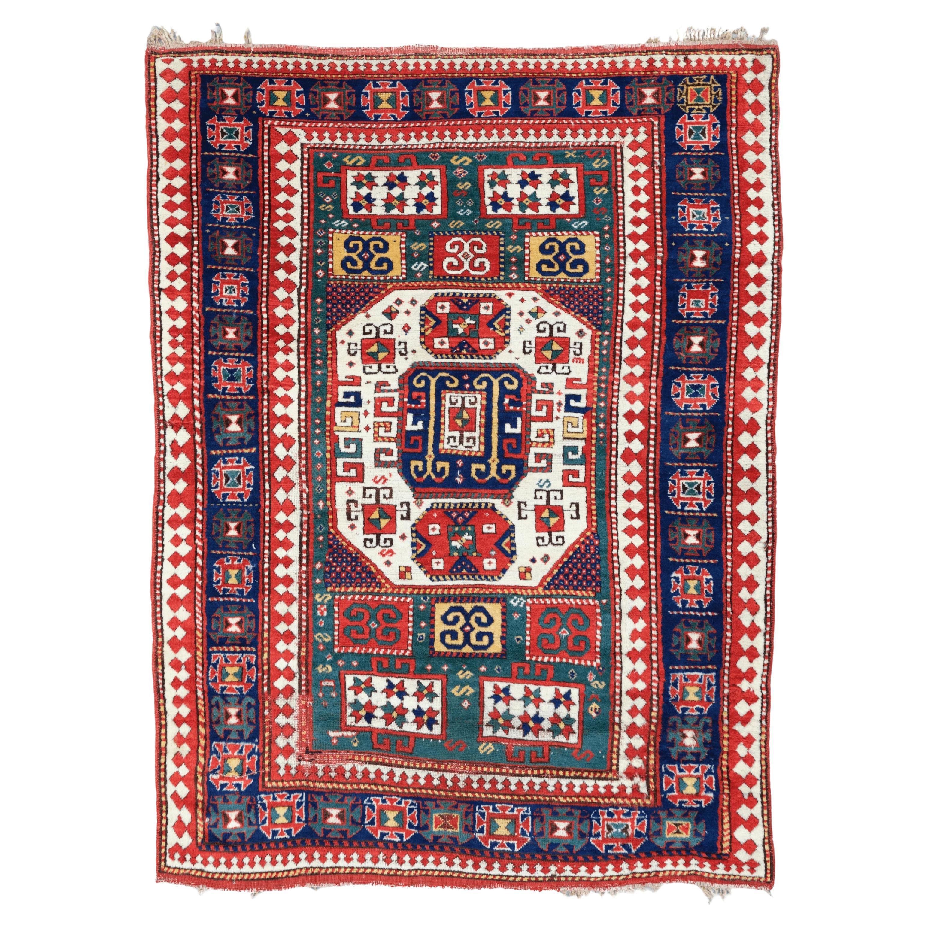 Antique Moghan Rug - 19th Century Caucasian Moghan Rug, Handwoven Rug ...