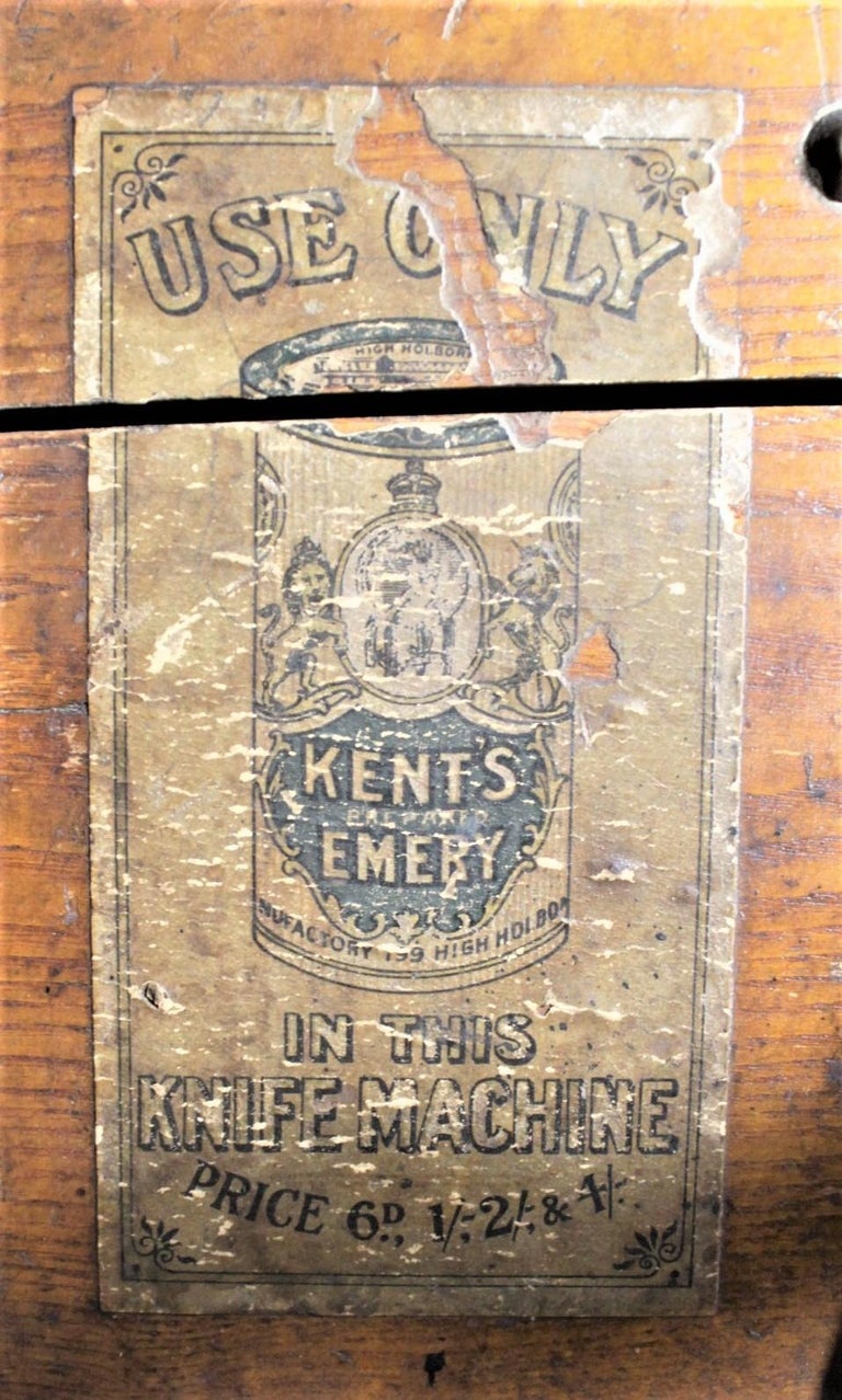 Antique Kent's Knife Cleaning, Polishing and Sharpening Wheel with ...