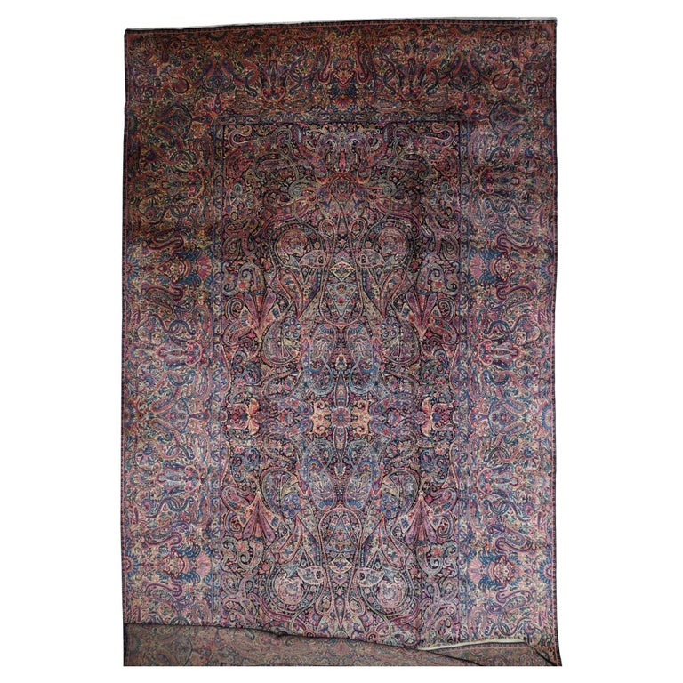Antique Kerman Rug For Sale at 1stDibs