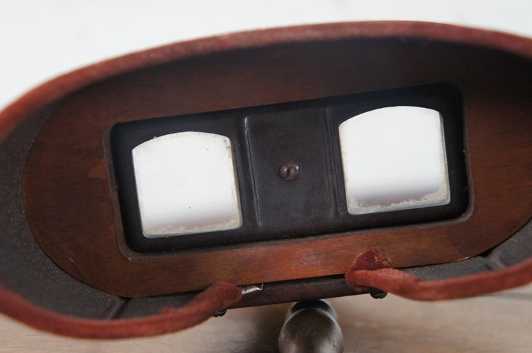 Antique Keystone View Stereo Viewer Stereoscope World Tour Family ...