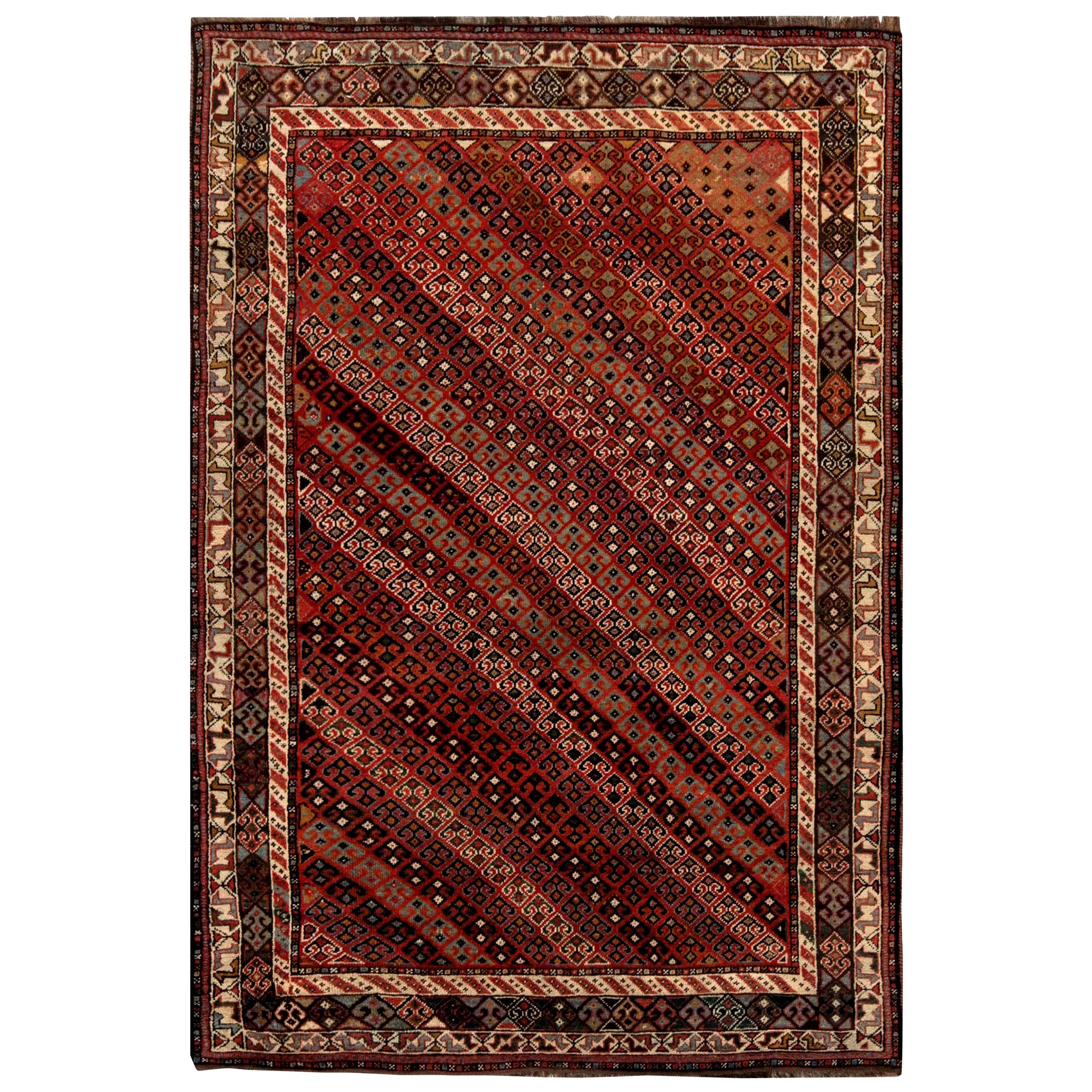 Antique Khamseh Rug at 1stDibs