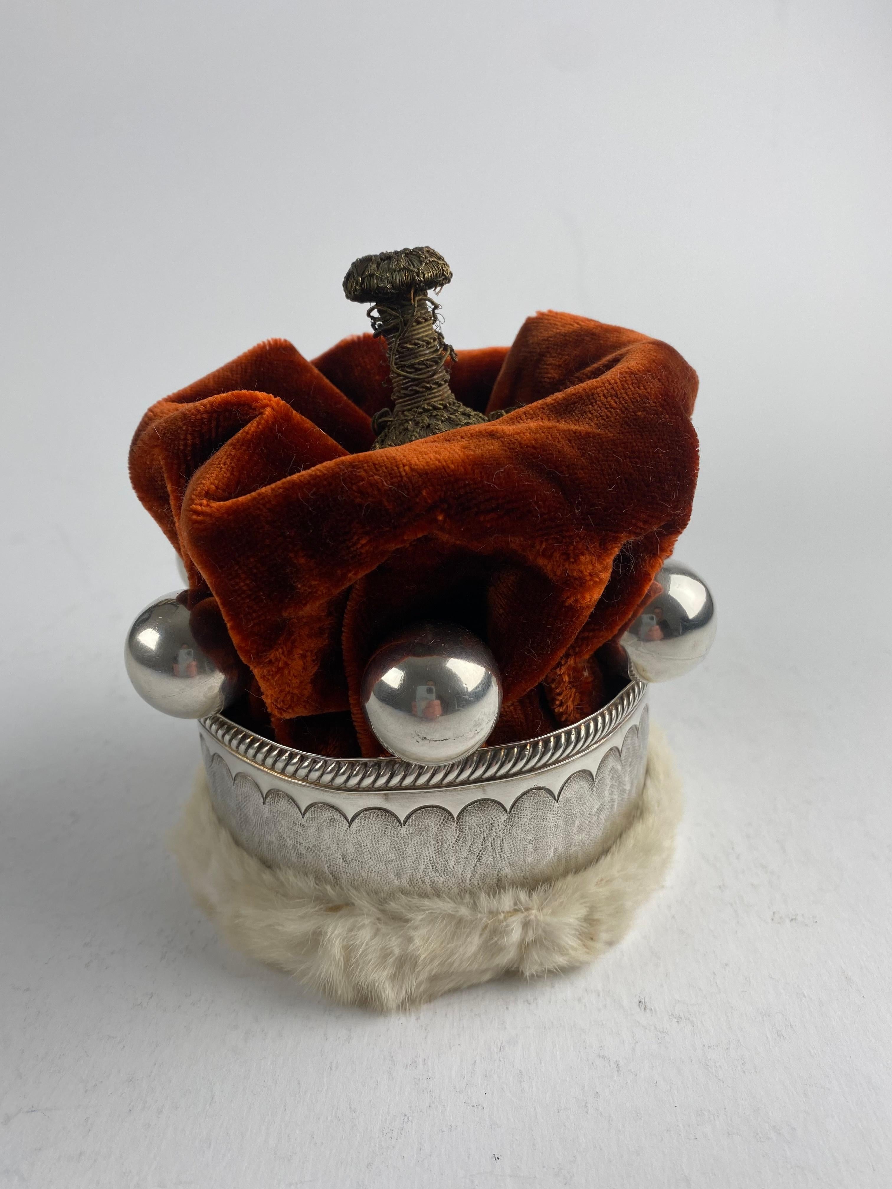 Antique: King Edward VII solid silver coronet crown 1903 at 1stDibs