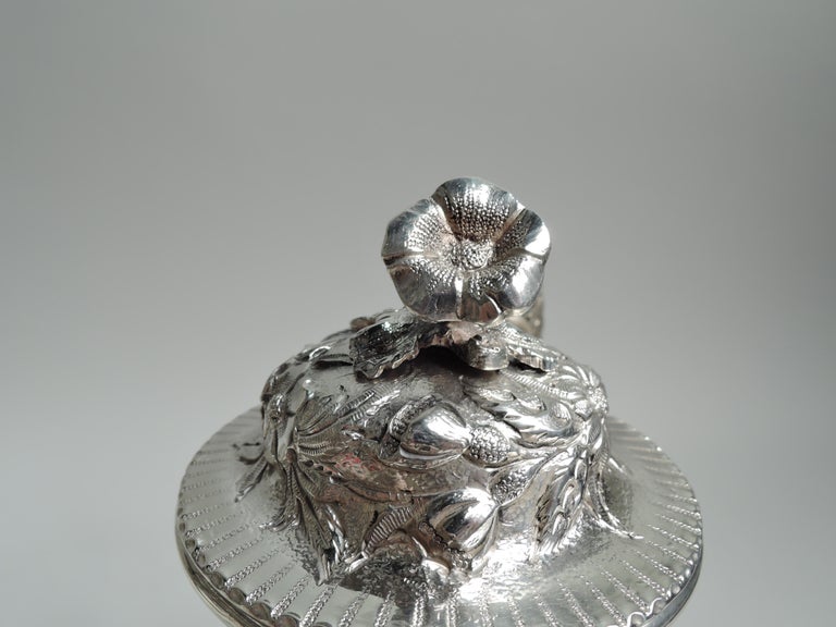 Antique Kirk Baltimore Repousse Sterling Silver 5-Piece Coffee and Tea ...