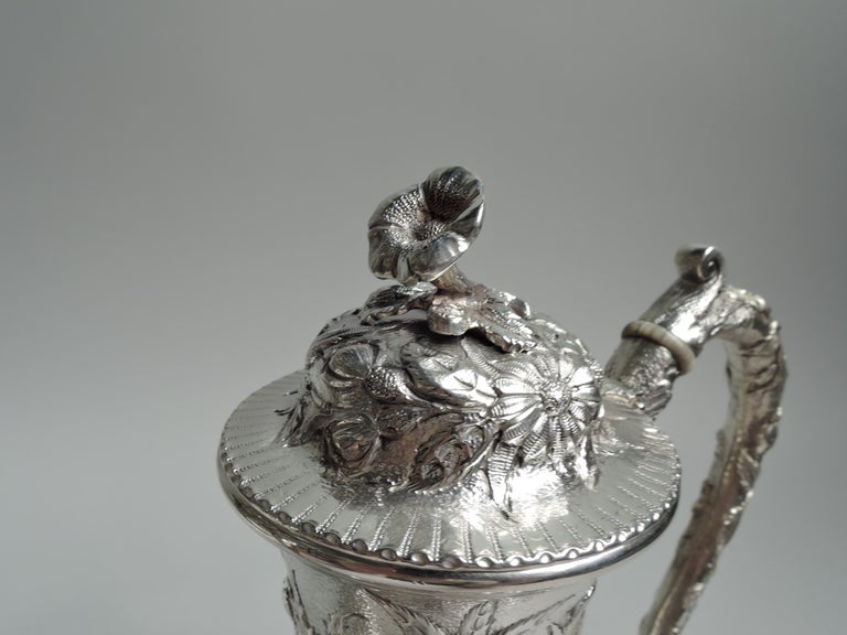 Antique Kirk Baltimore Repousse Sterling Silver 5-Piece Coffee and Tea ...