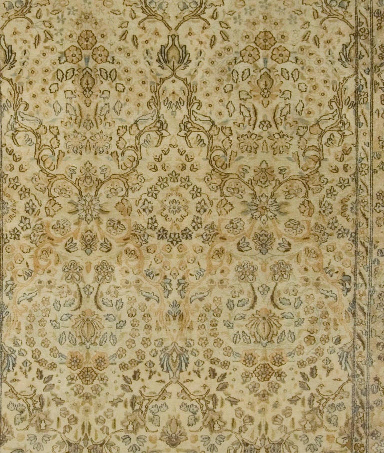 Antique Kirman Rug Carpet, circa 1920 5' x 8'9 For Sale at 1stDibs