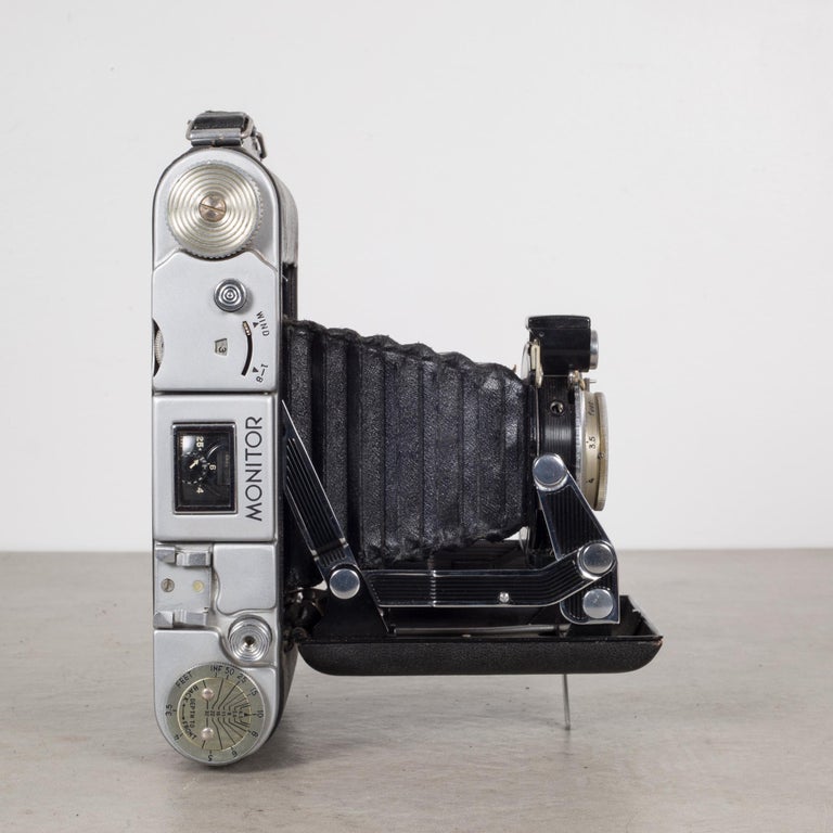 Antique Kodak "No. 1 Supermatic" Folding Camera and Leather Case, circa ...