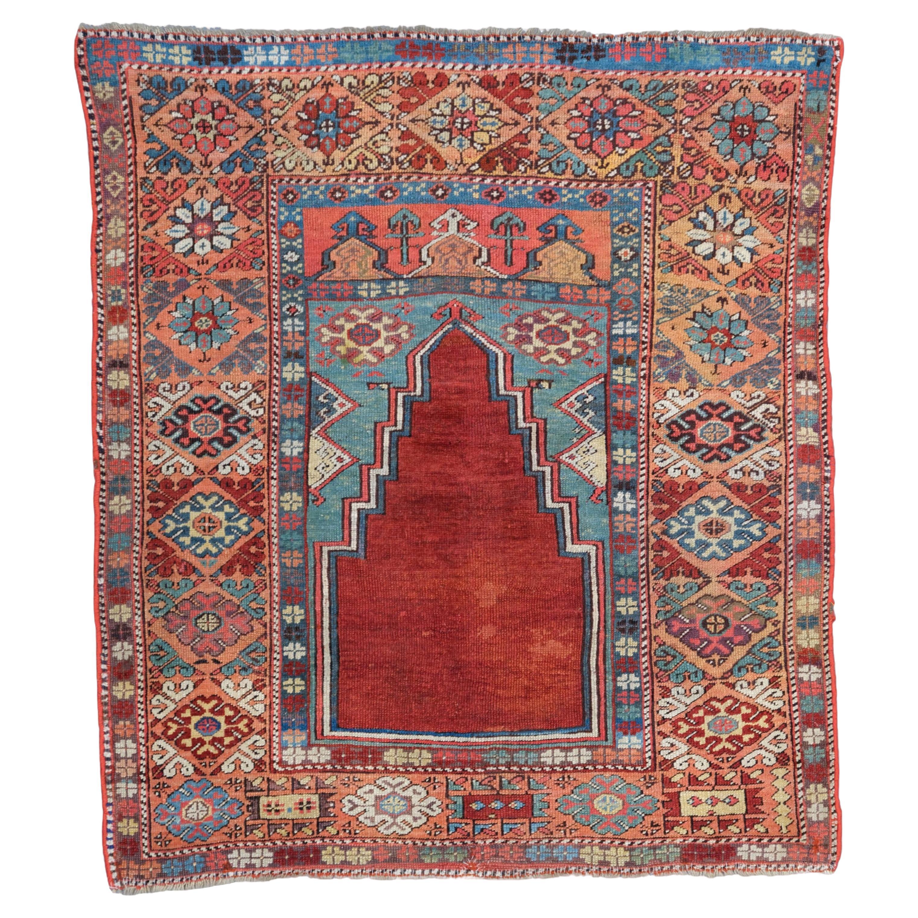 Antique Konya Rug - Middle of the 19th Century Central Konya Prayer Rug ...