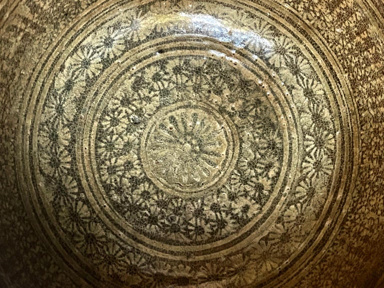 Antique Korean Ceramic Buncheong Bowl Joseon Dynasty For Sale at 1stDibs