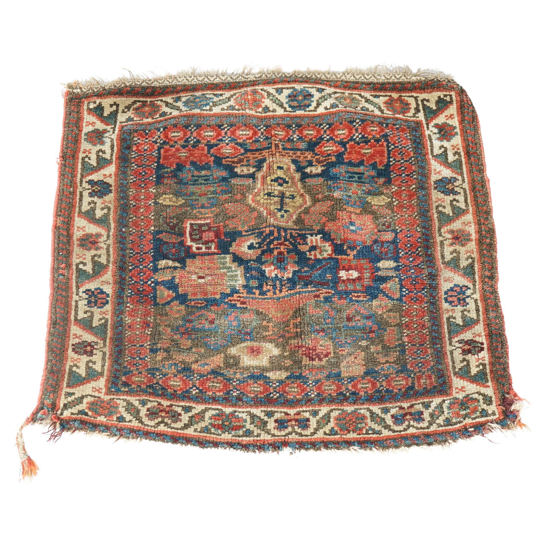Antique Kurd Oriental Wool Rug Circa 1900 at 1stDibs