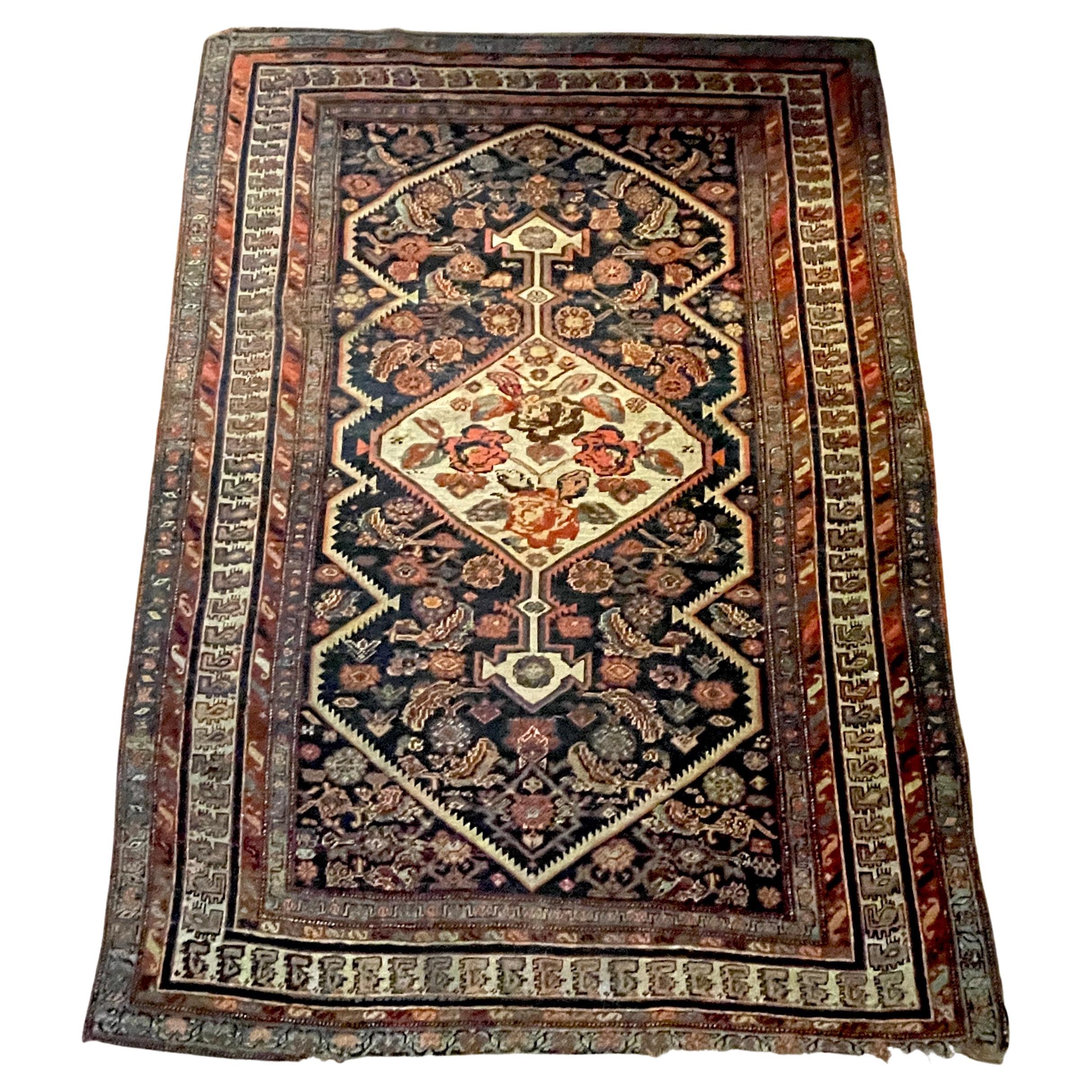 Antique Kurdish Bidjar Carpet For Sale at 1stDibs