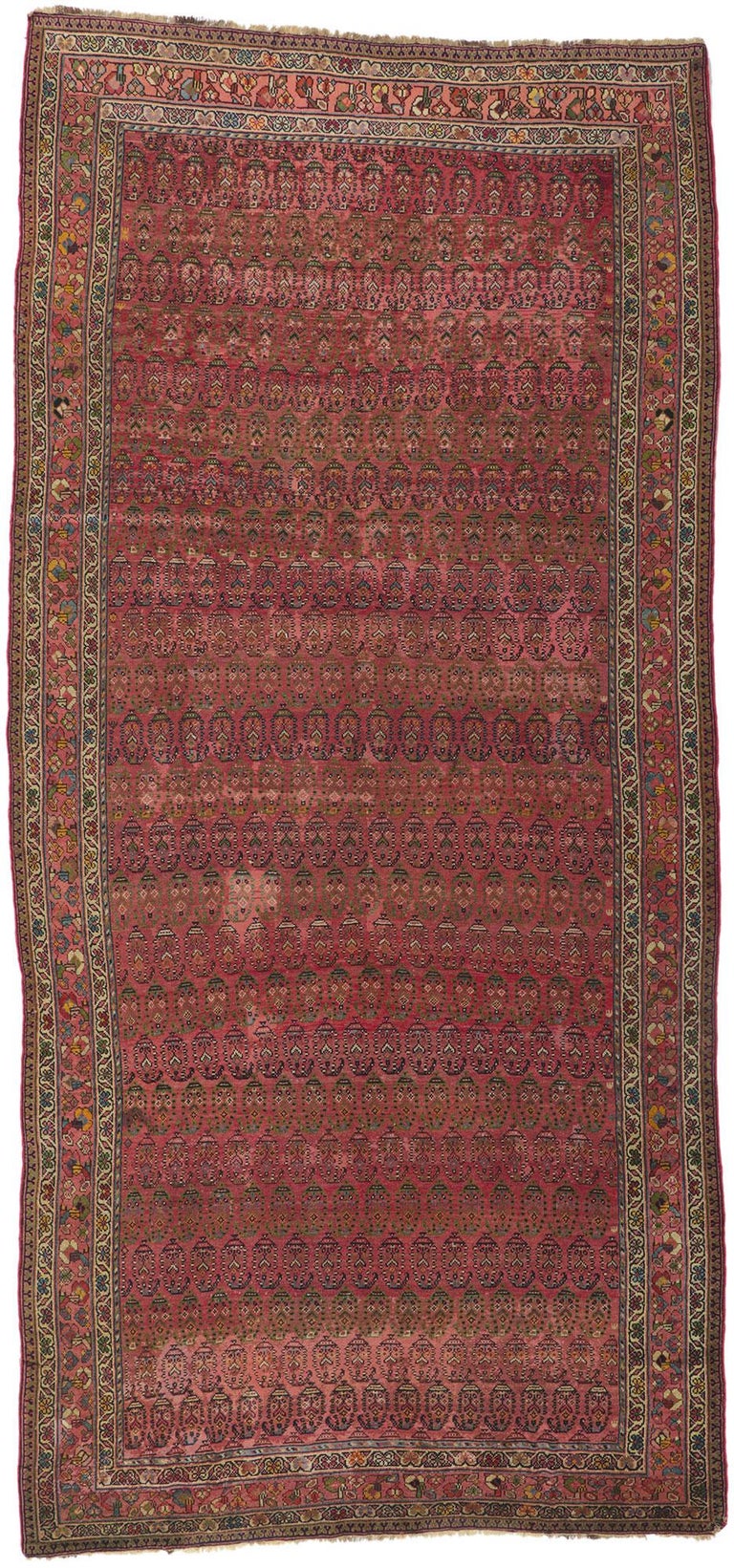 Antique Kurdish Gallery Rug For Sale at 1stDibs