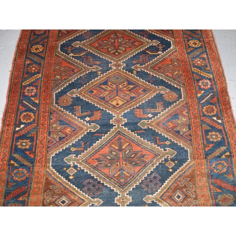 Antique Kurdish Rug with Medallion Design For Sale at 1stDibs