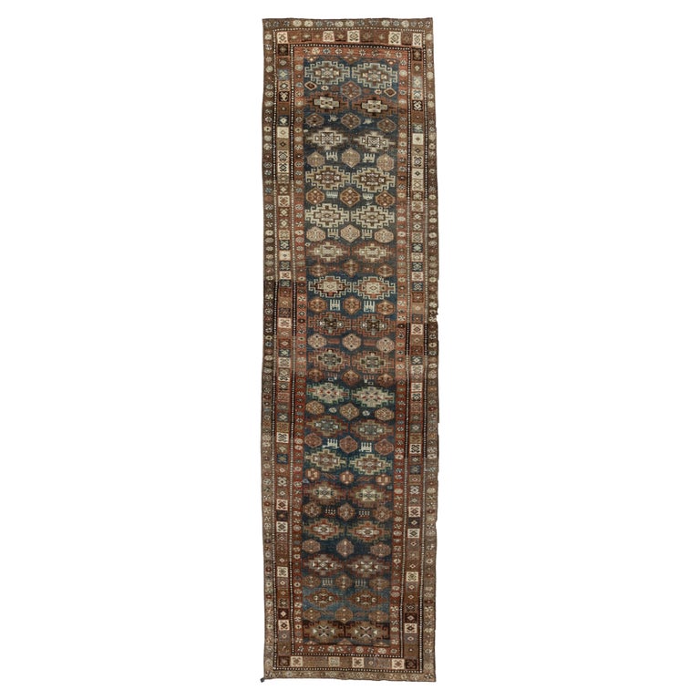 Antique Kurdish Runner Rug For Sale at 1stDibs