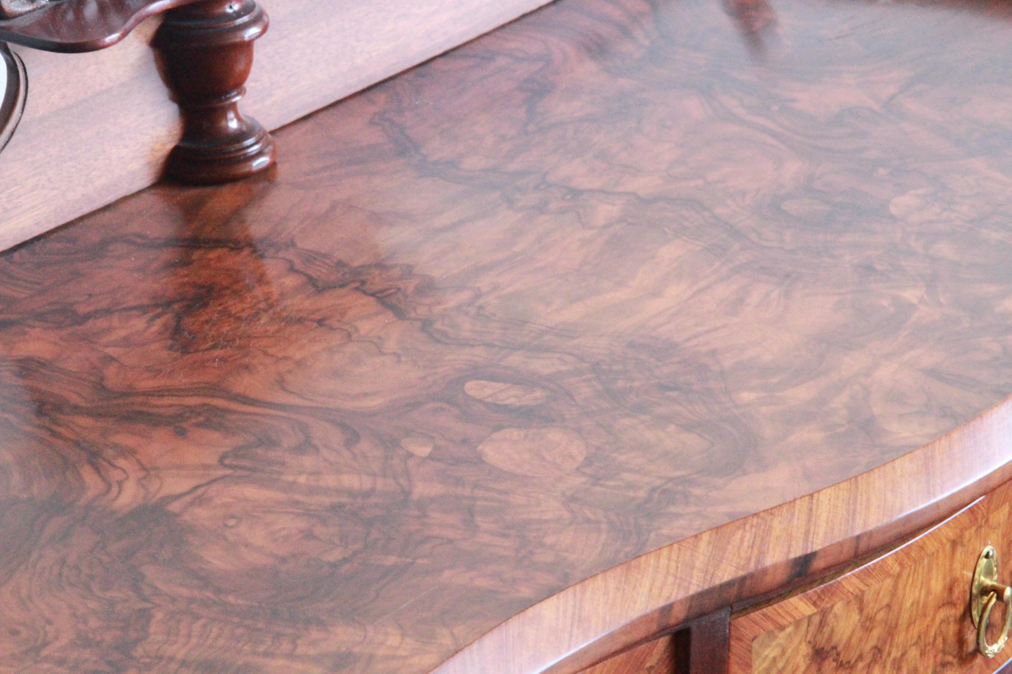 Antique Ladies Writing Desk, Console, Mahogany For Sale at 1stDibs